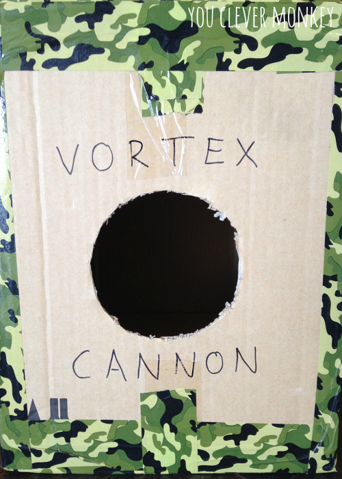 DIY CARDBOARD VORTEX CANNON | you clever monkey