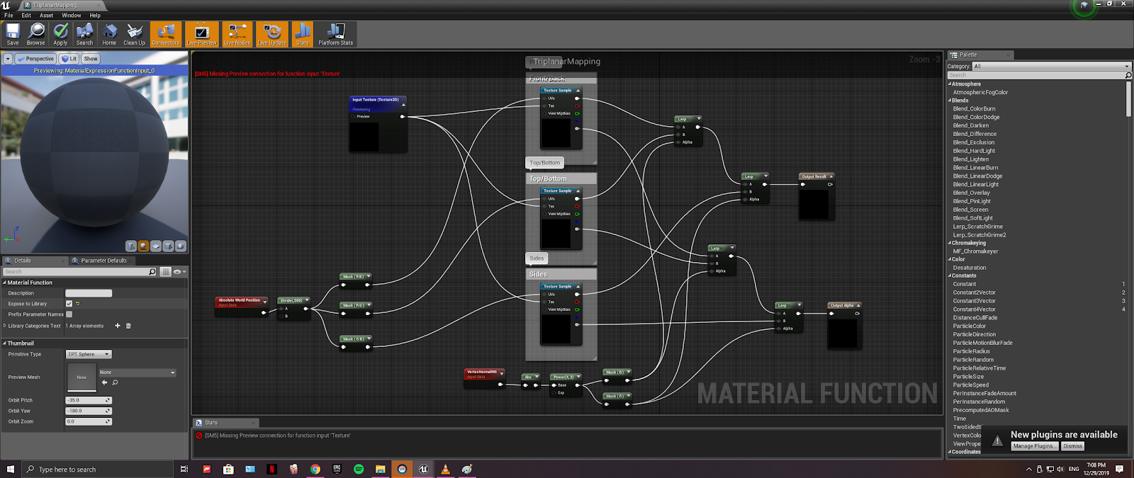 Triplanar Mapping and Height Lerp
