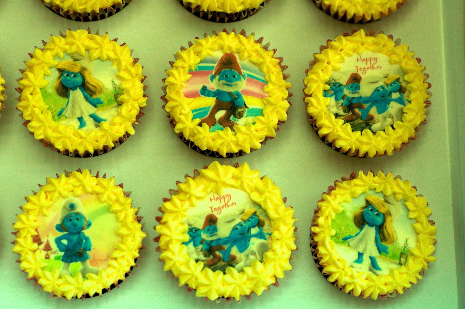 Sweets Gourmet: Smurfs Cupcakes