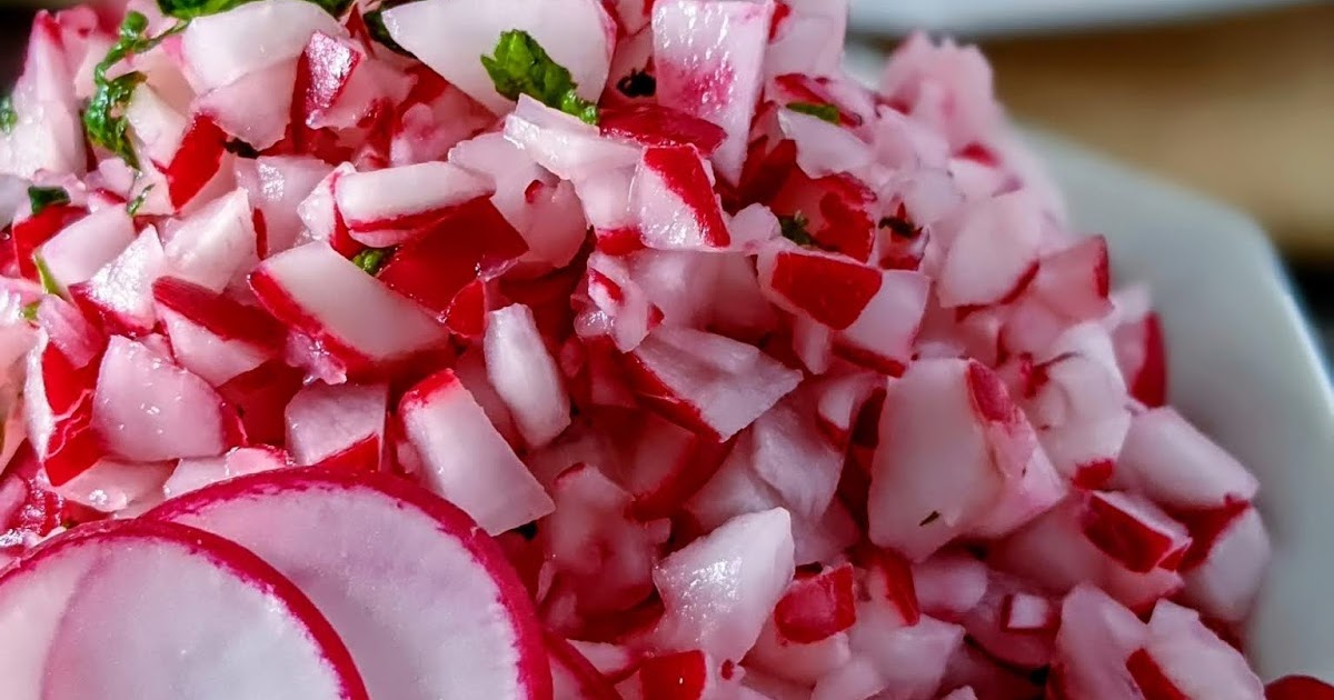 Picado de Rabano - Guatemalan Radish Salad