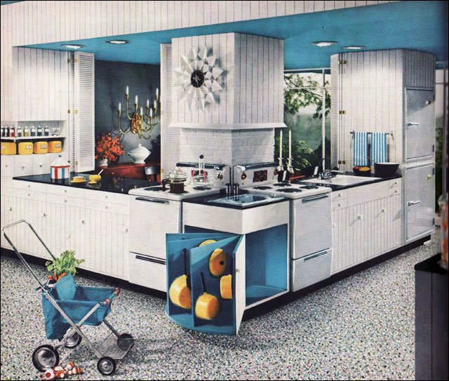 20 Wonderful American Kitchen Designs From the 1950s ~ Vintage Everyday