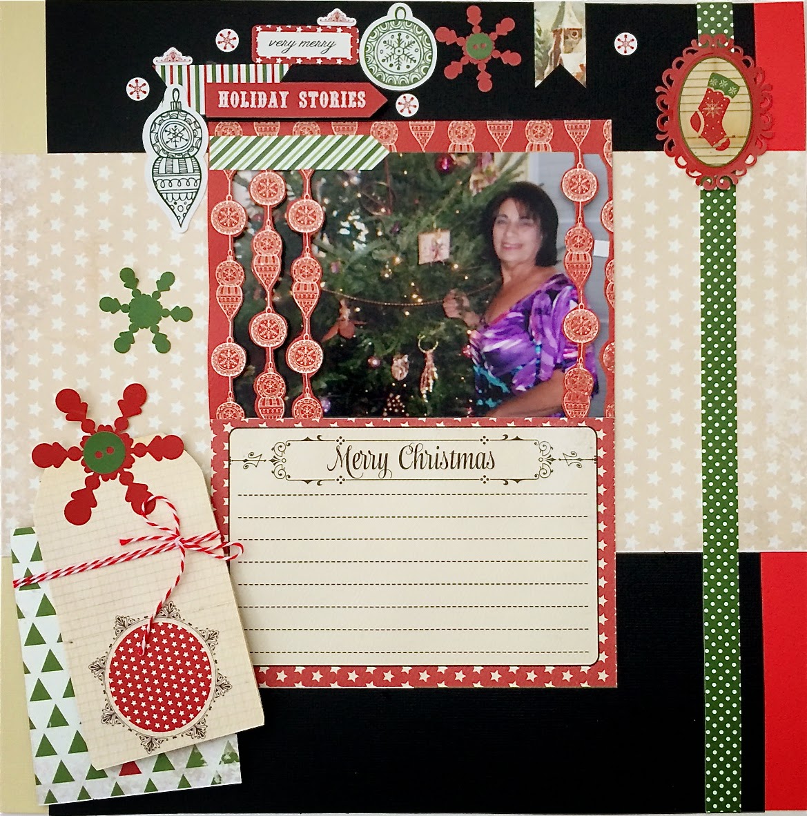 Wine, Cheese and Scrapbooking: Christmas Layouts