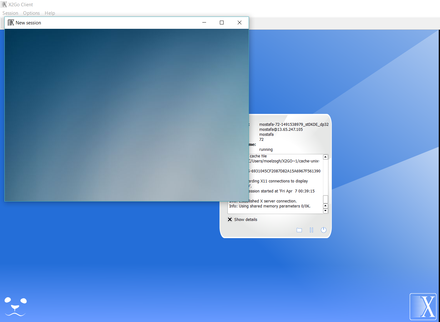 Mostafa's Blog: How to configure X2GO Client on Data Science Virtual ...