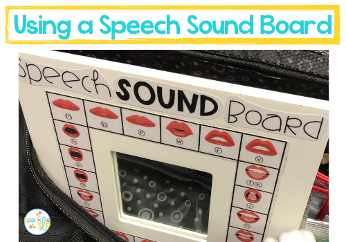 Articulation Therapy Warm-Up Using a Speech Sound Board and a Freebie ...