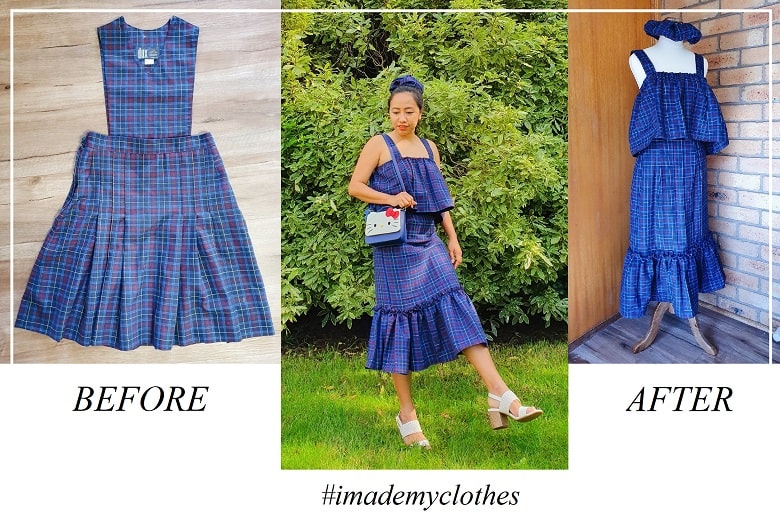 Part 2 Uniform Upcycling: How I Turn this Old Winter School Uniform ...