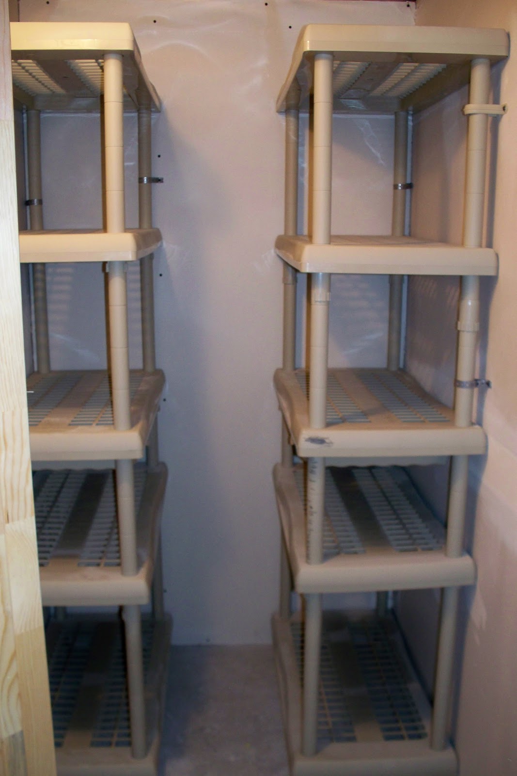 Food Storage Closet - Adventures of a DIY Mom
