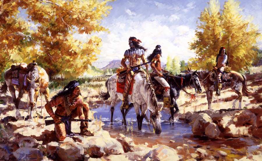 El tambor del hortador: De Apaches y Comanches