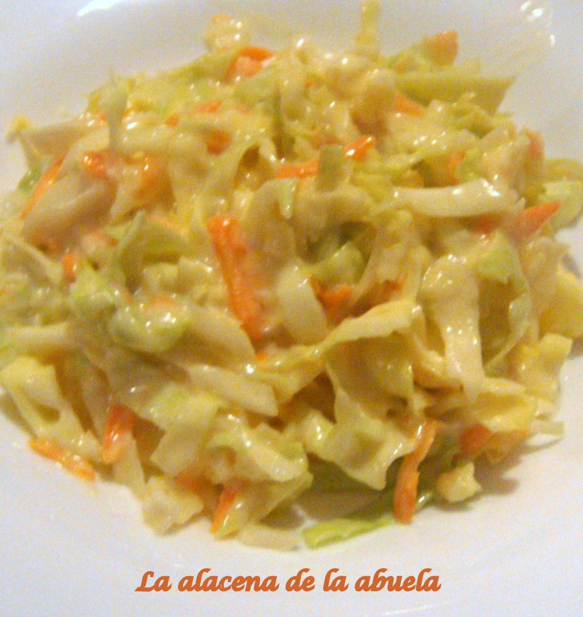 La alacena de la abuela Carmen: COLESLAW O ENSALADA AMERICANA DE COL KFC