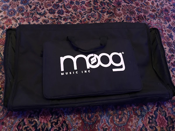 MATRIXSYNTH: Moog Minimoog Voyager 50th Anniversary Edition 2004 Walnut ...