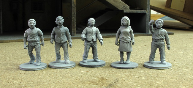 Clearco Miniatures: Chinese civilians 28mm