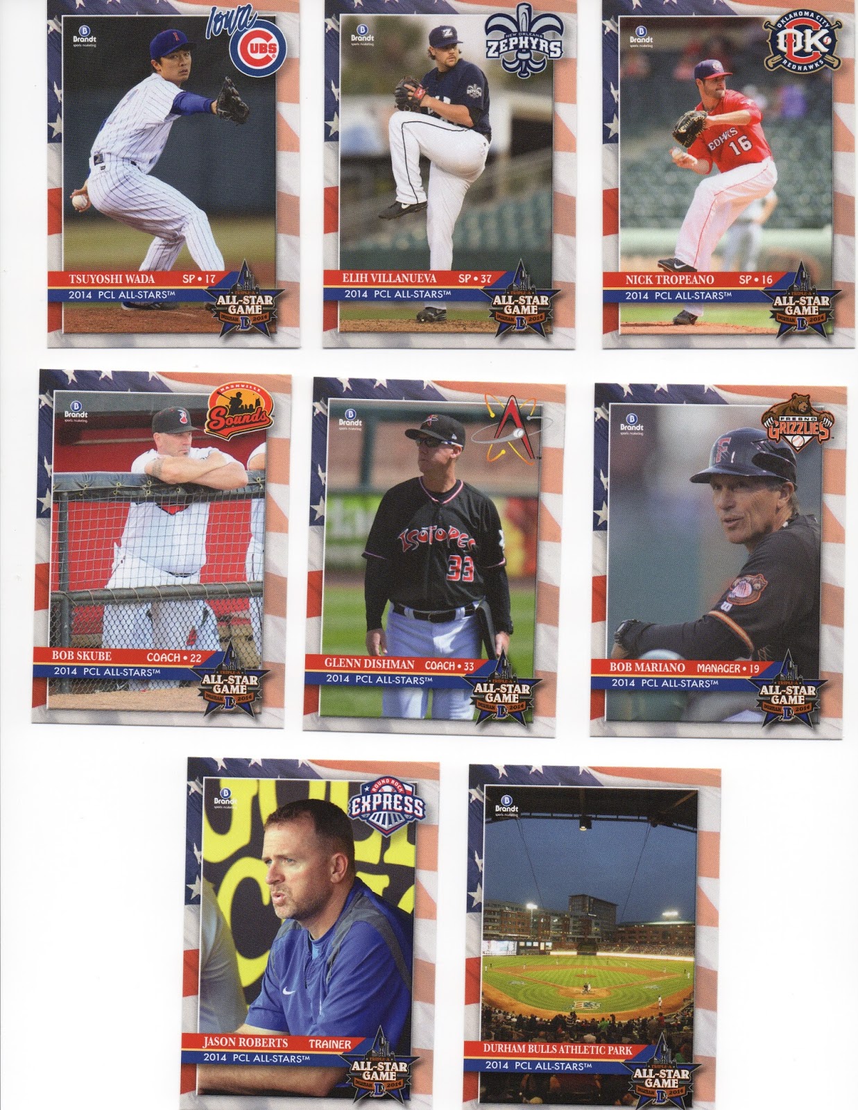 The Snorting Bull: Triple A All-Star Baseball Card Sets
