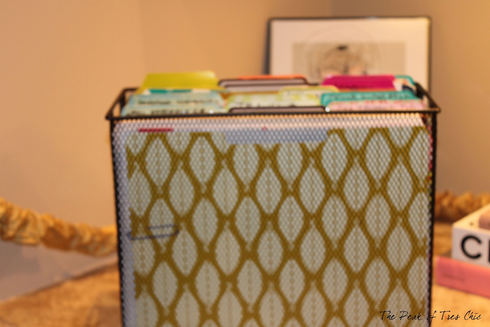 The Peak of Très Chic: Pretty Organization: Papers & Files