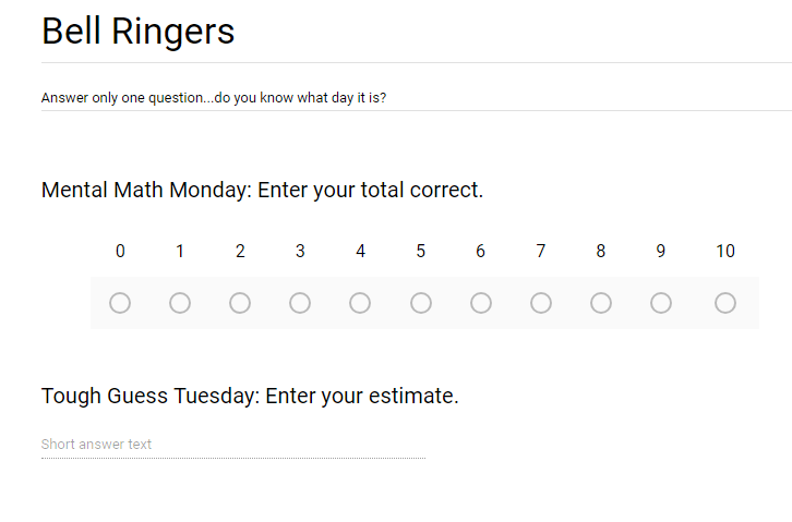 misscalcul8: Weekly Wrap Up Questions