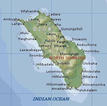 Nias Island: Peta Pulau NIAS