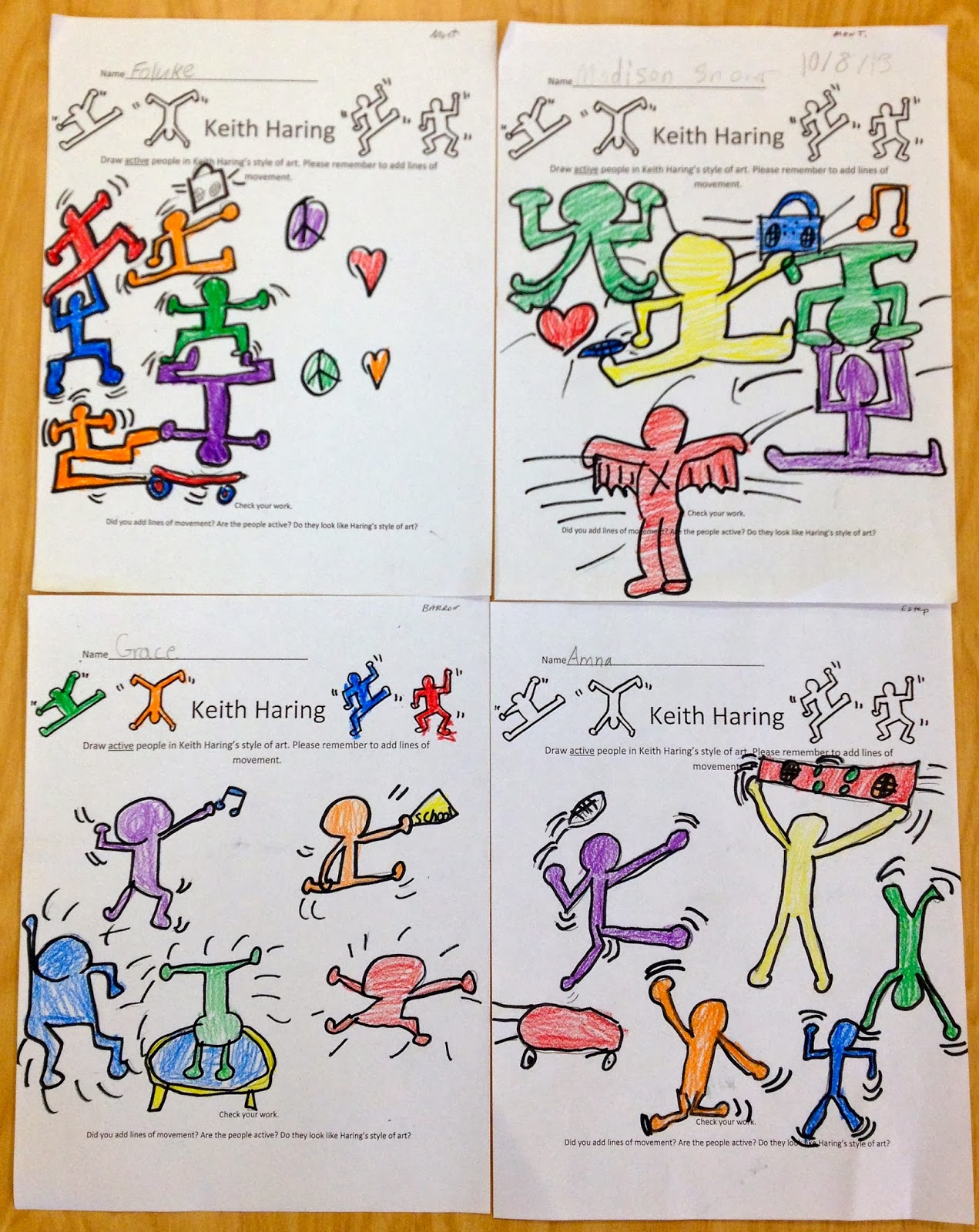 Art with Mr. Giannetto: 2nd Grade: Keith Haring