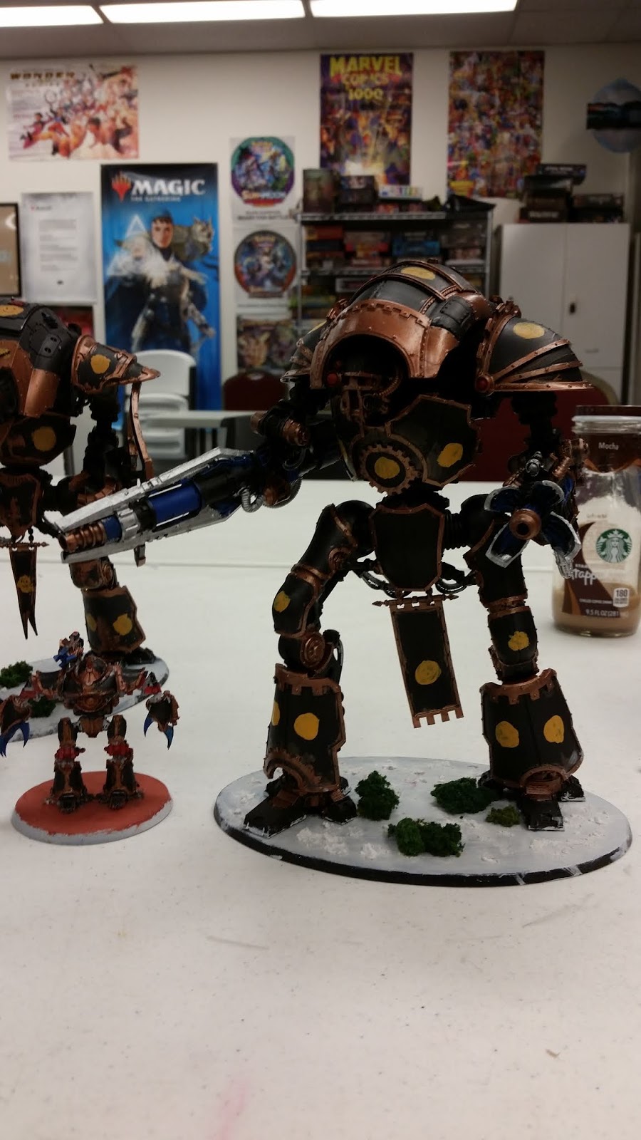Imperial Knights and Adeptus Mechanicus: Painted Cerastus Knight Atrapos!