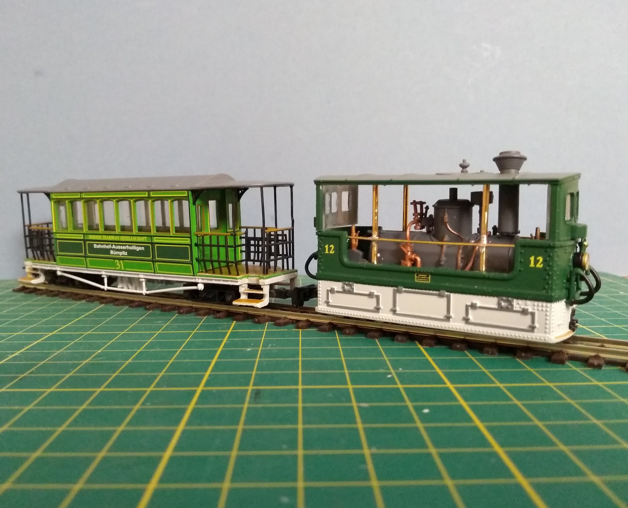 Model Engine Works: 009 Atlas Tram and Coach Conversion