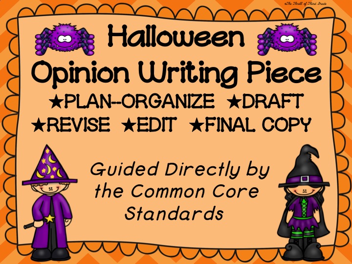 The Best of Teacher Entrepreneurs III: Halloween Opinion Writing ...