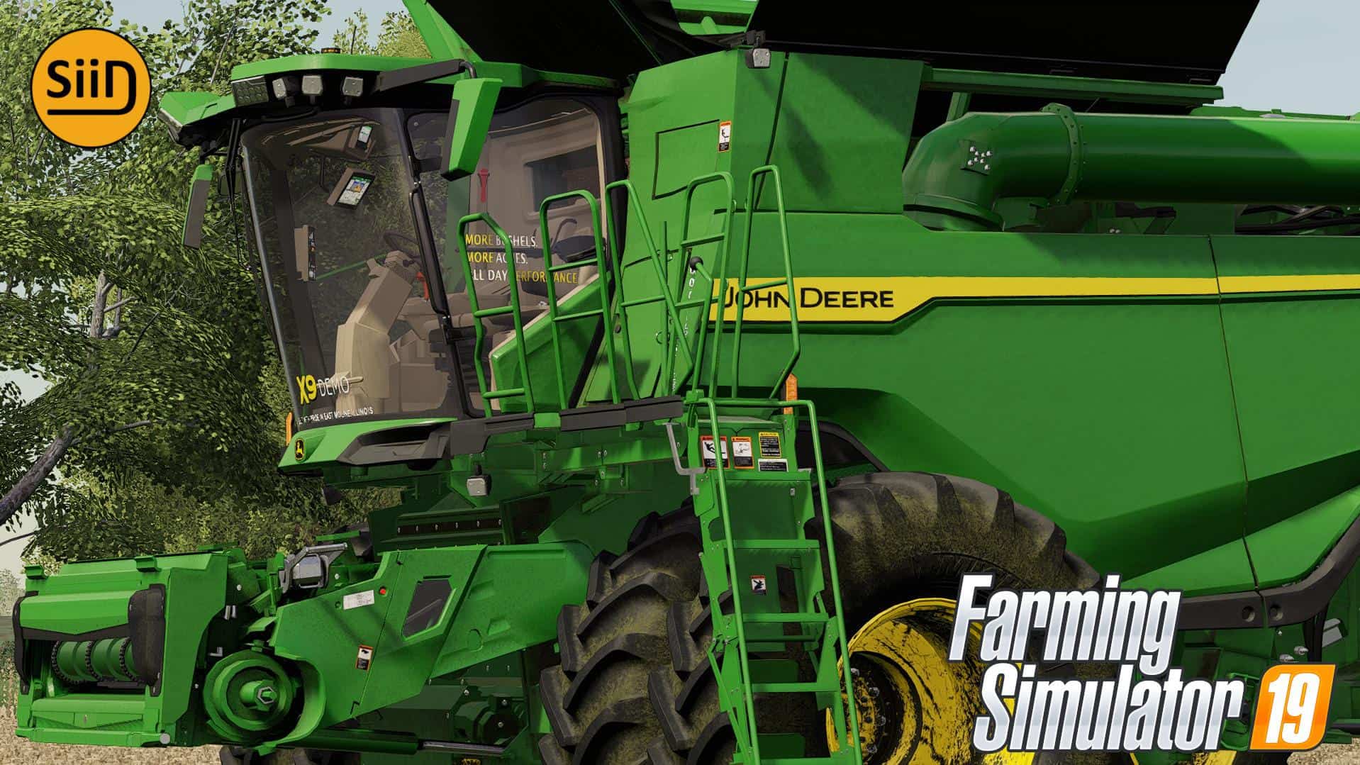 FS19 John Deere x9 v1.0 - FS 19 & 22 USA Mods Collection