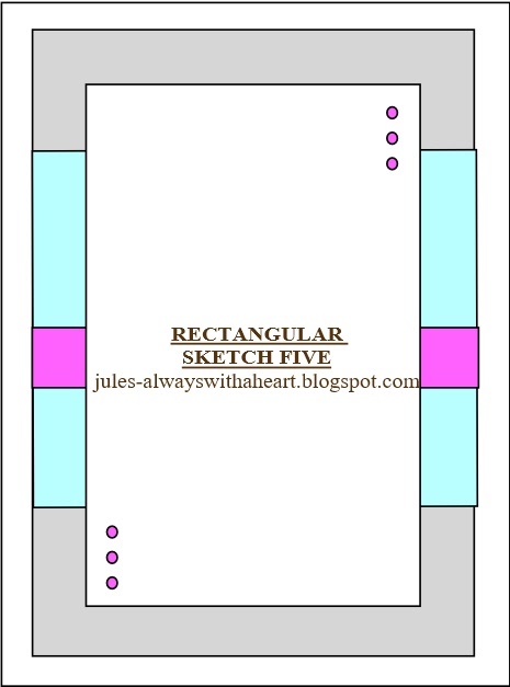 Always with a Heart: MY RECTANGULAR SKETCHES