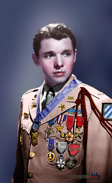 Colors for a Bygone Era: Audie Murphy (1925 - 1971), most decorated U.S ...
