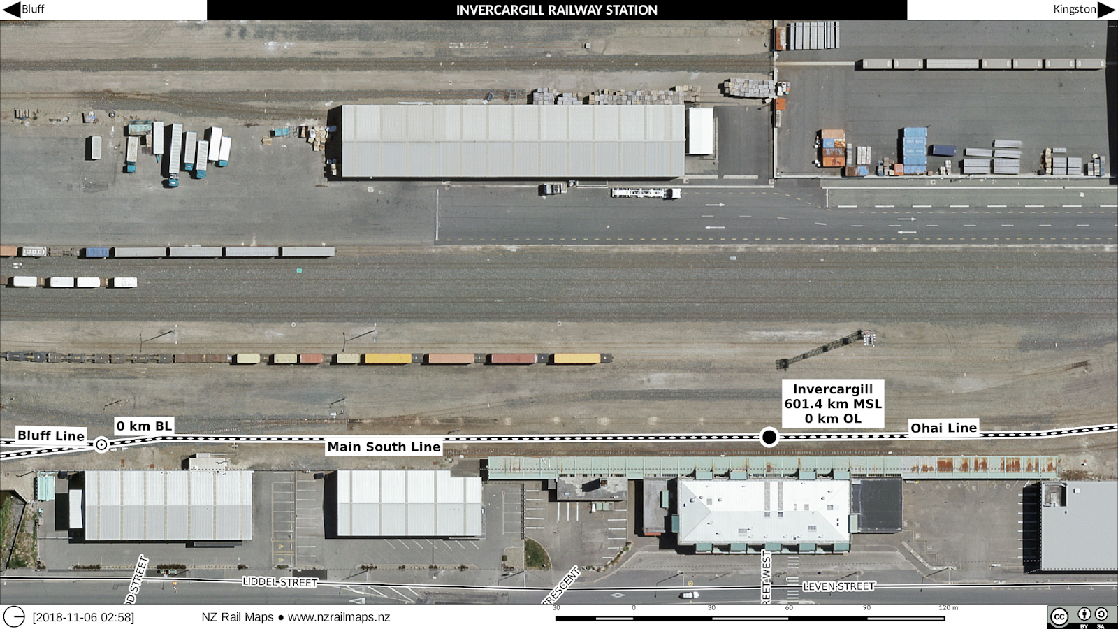 New Zealand Rail Maps: Kingston Branch [2A]: Invercargill-Makarewa 1 ...
