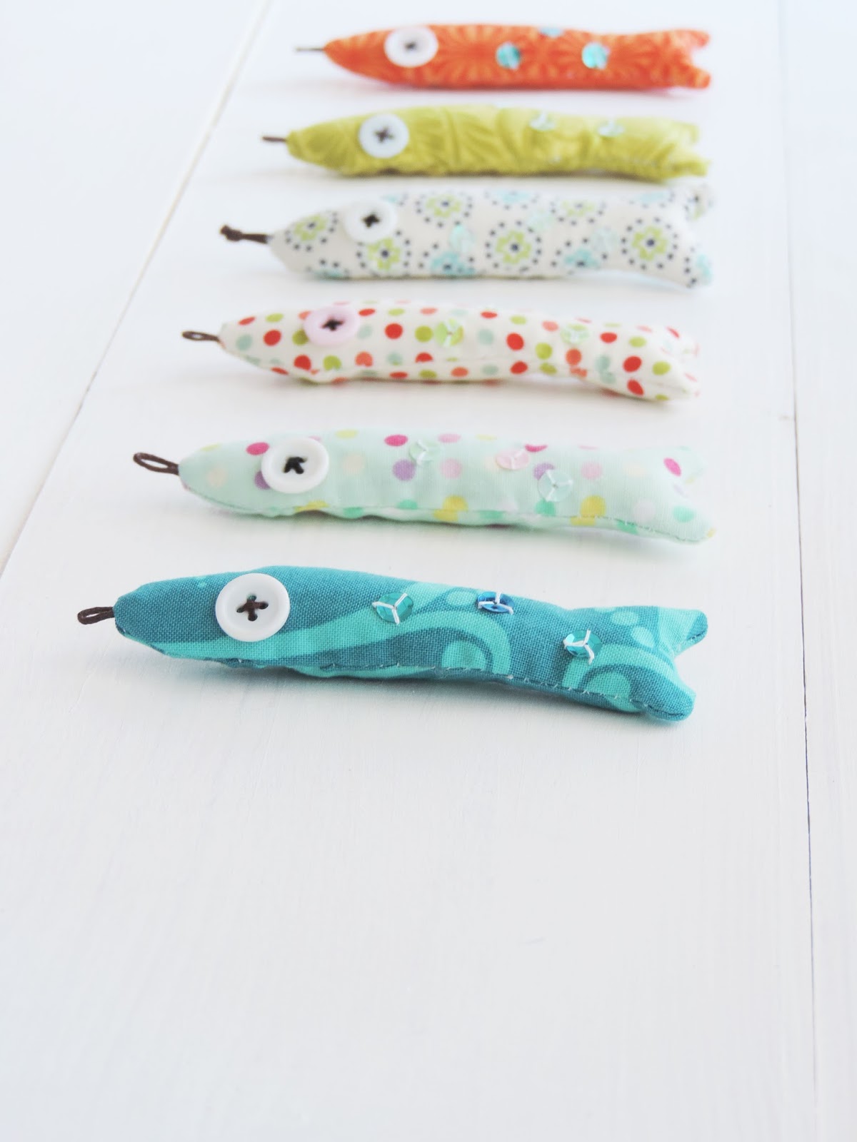 El perro de Molly: DIY: peces de tela.