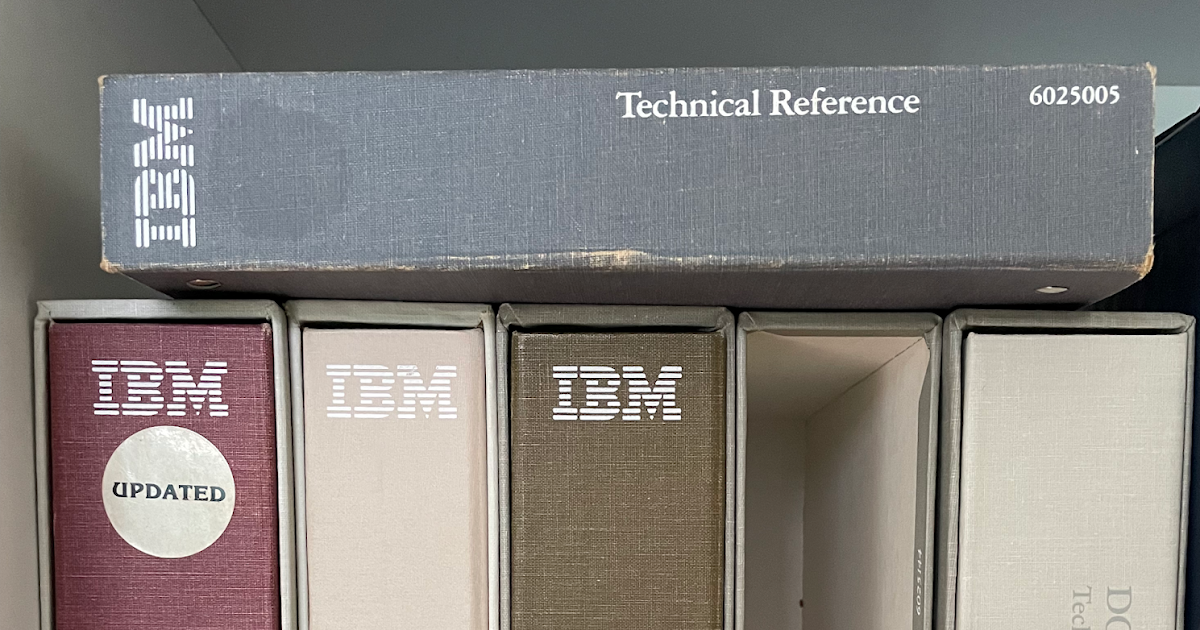 Bookshelf Classic: The IBM PC Denim Blue Reference Manual