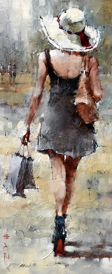 Andre Kohn, 1972 | Ladies and hats | Tutt'Art@ | Pittura * Scultura ...