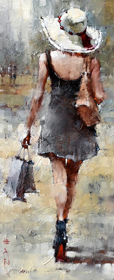 Andre Kohn, 1972 | Ladies and hats | Tutt'Art@ | Pittura * Scultura ...