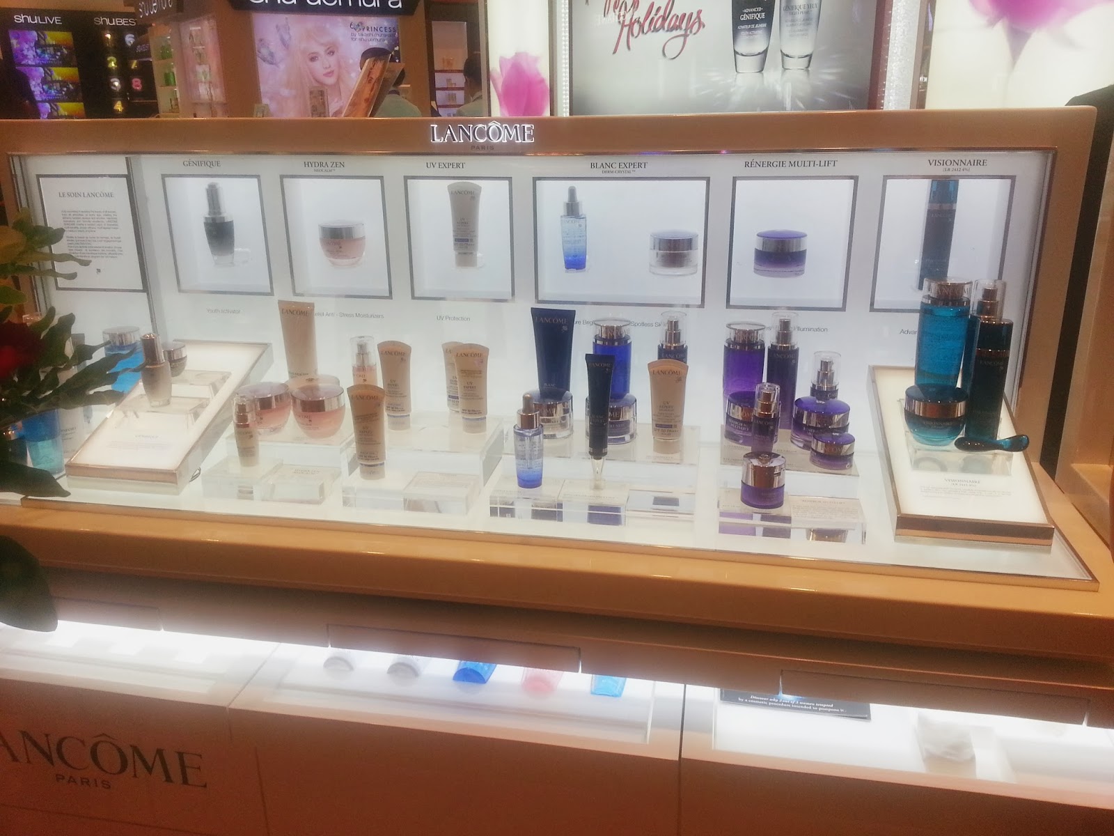 Lancôme Happy Holidays, and Grand Opening of Lancôme counter at Lotte ...