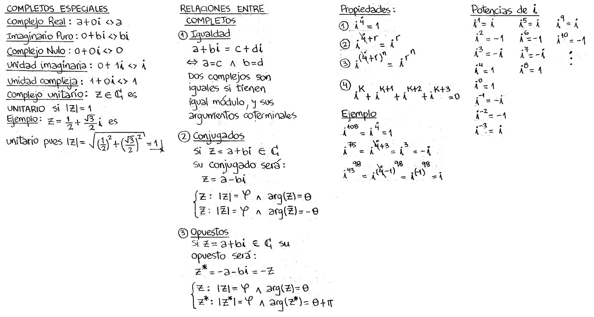 Yachakaj: Números complejos (teoría y problemas)