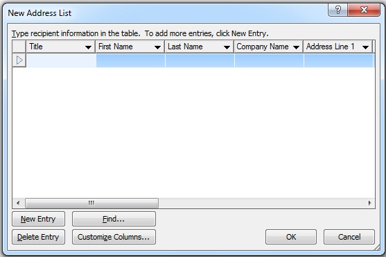 How to create Address List using Mail merge in MS Word | Steps for Mail ...
