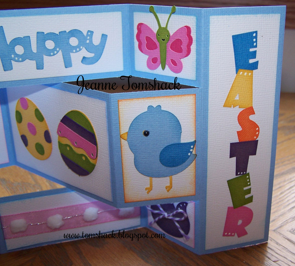 Creative Bliss: Happy Easter Trifold Card