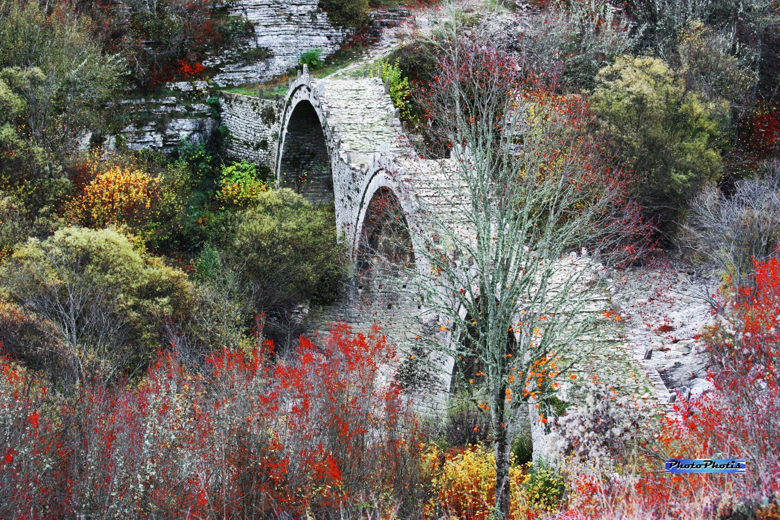 Photos and videos of Greece Φωτογραφίες Ελλάδας: * Πέτρινα γεφύρια της ...
