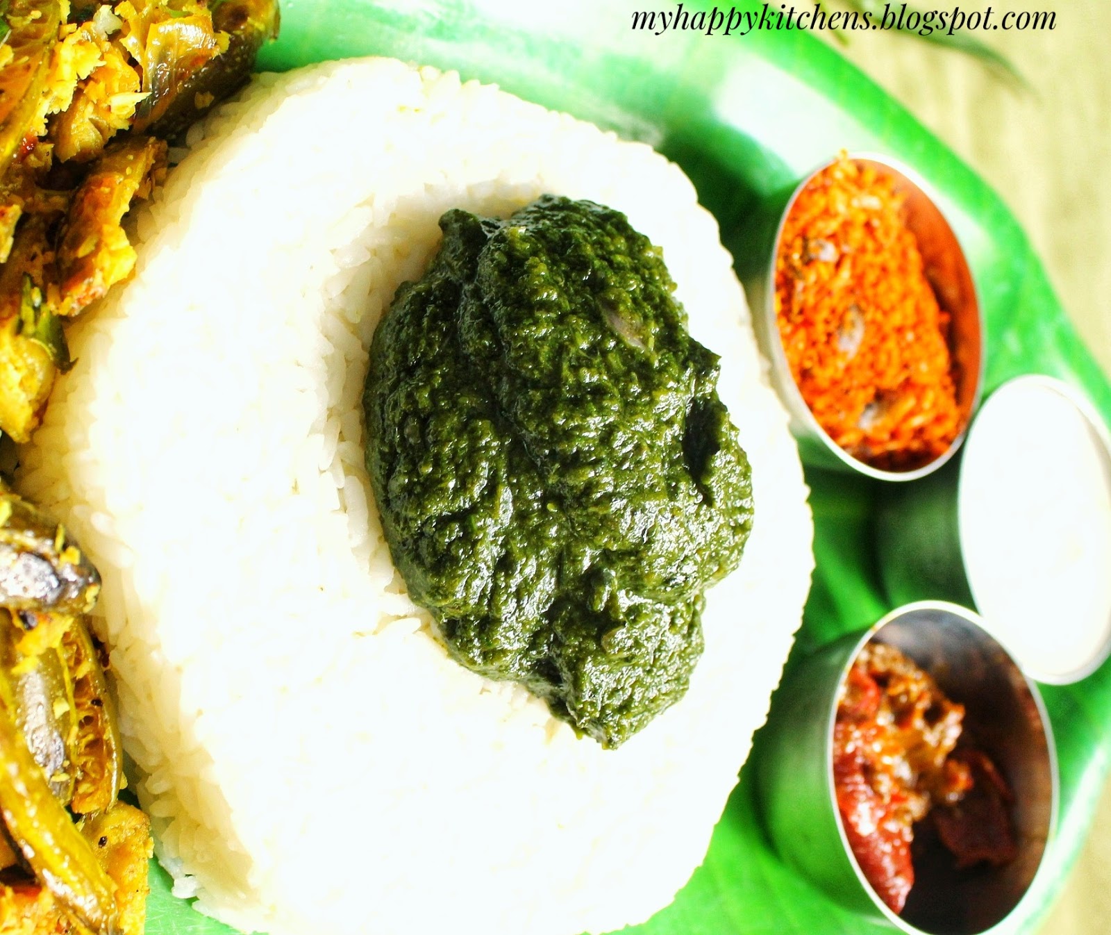 PANNAI KEERAI MASIAL / SPINACH KADAISAL