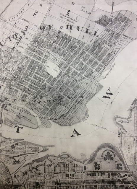 Géo-Outaouais: Le canal de drainage du lac flora à Hull QC (ajout)