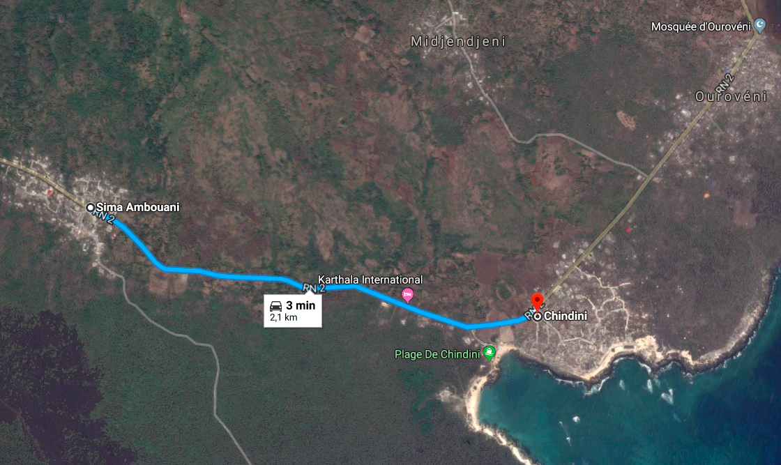 Affrontements entre les habitants de Sima Boini et Chindini ...