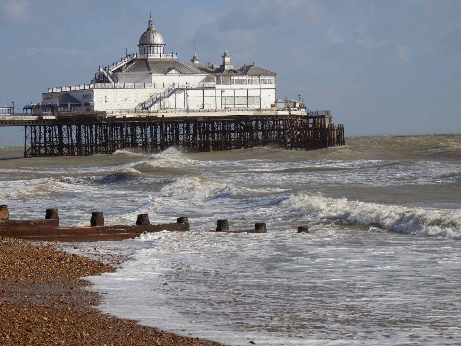 Judith I Bridgland: Stormy Weather at Eastbourne