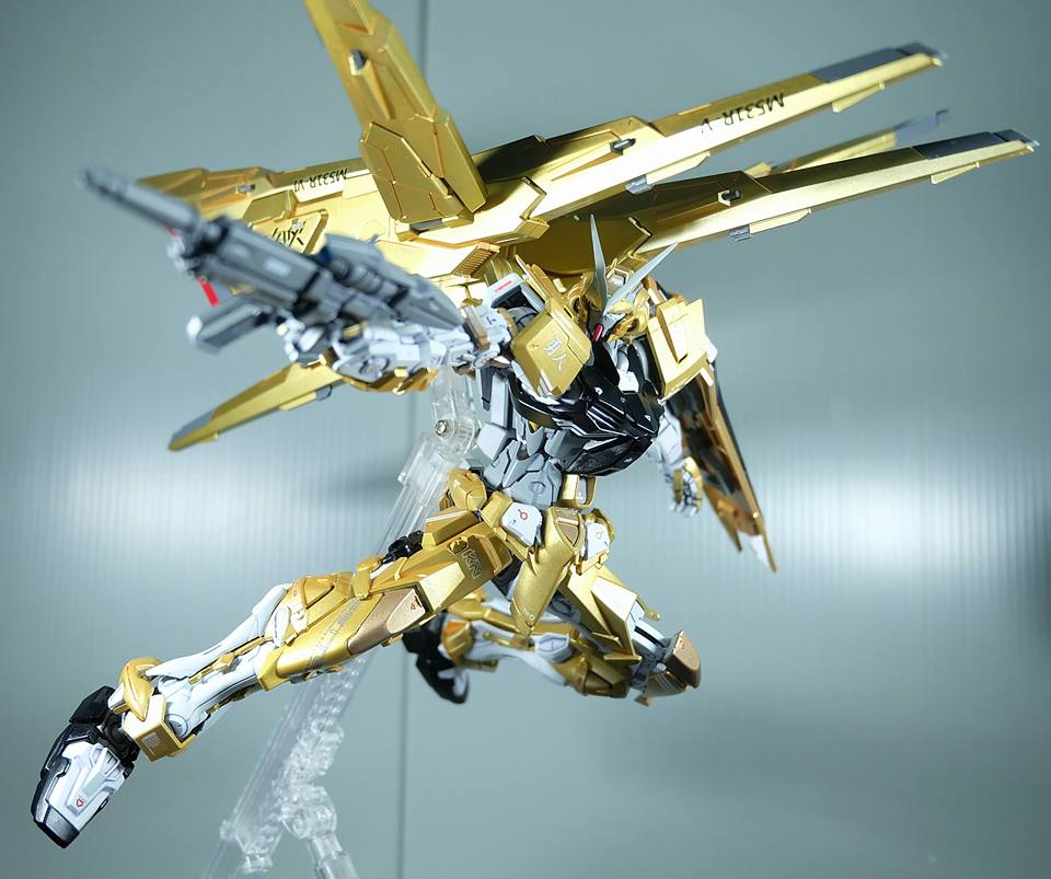 Custom Build: MG 1/100 "Prototype Akatsuki" Gundam Astray Gold Frame