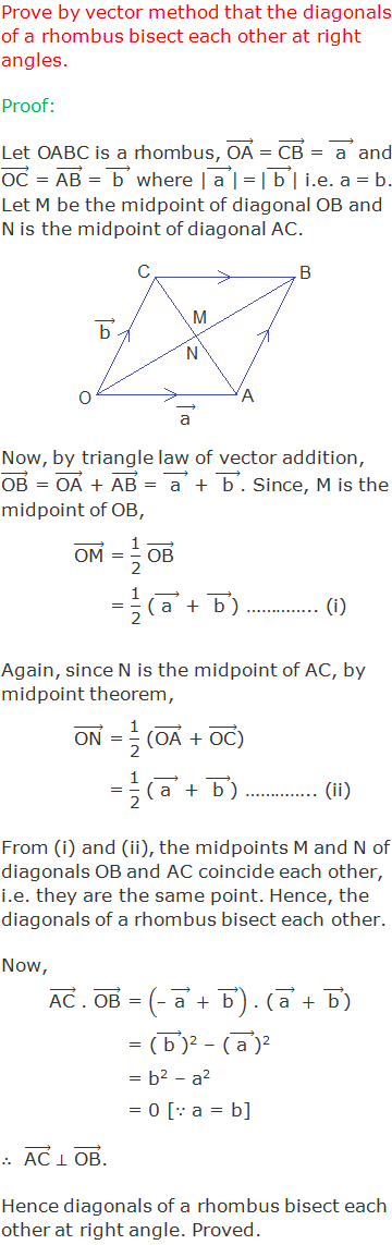 10 Math Problems: Vector Geometry