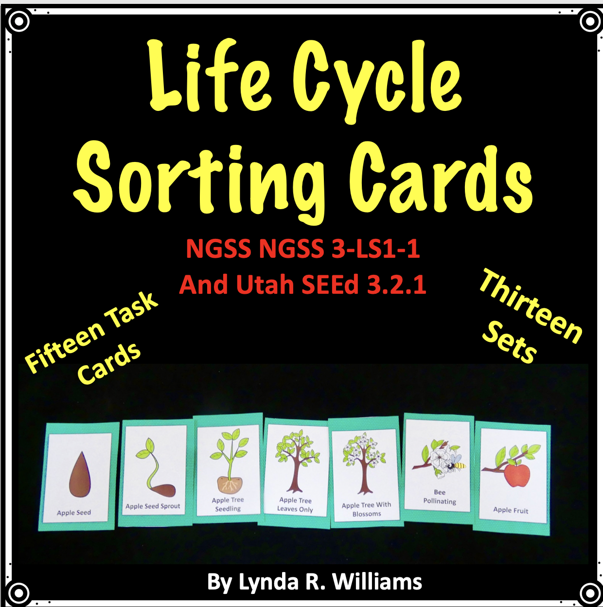 Life Cycle Sorting Cards NGSS 3-LS1-1 and Utah SEEd 3.2.1 - Teaching ...