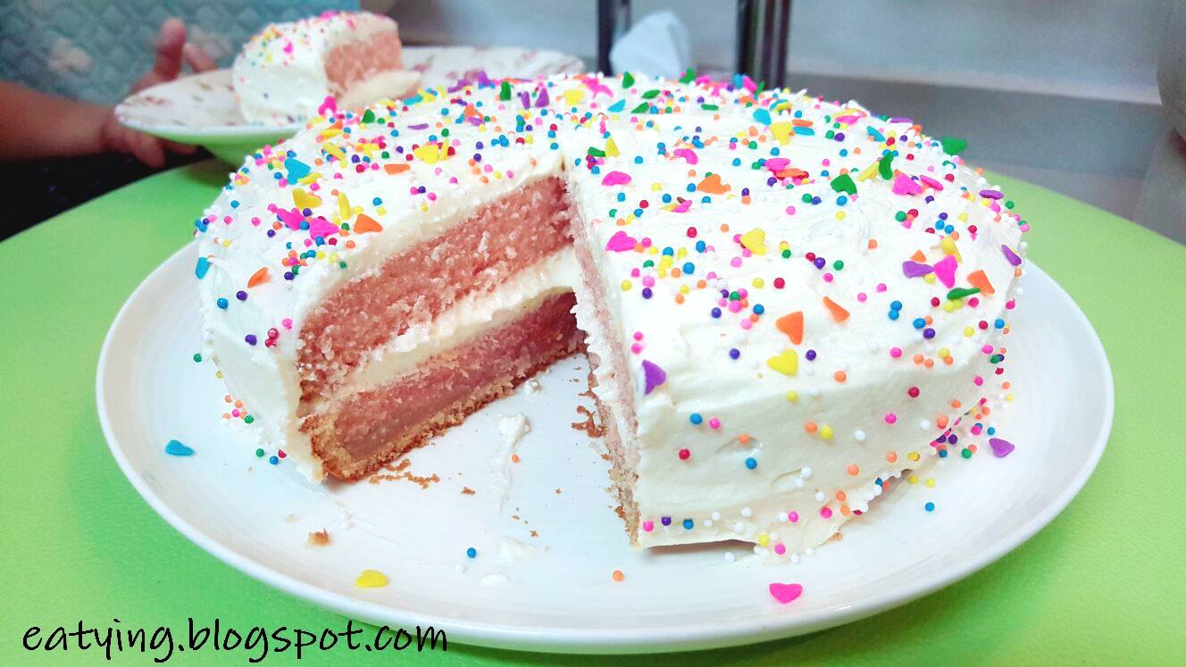 Rice Cooker Cake Recipes: Pink Velvet Cake with Lemon Cream Cheese ...