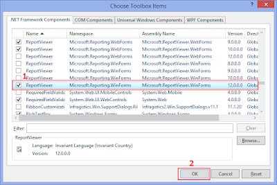 Adding ReportViewer Control ke Project VB.NET / C# in Visual Studio 2017 Community Edition