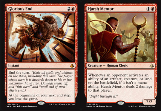 Magic the Gathering Adventures: Amonkhet Set Review: Red