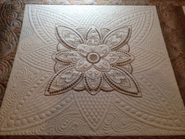 Quilting on Superior: Custom Quilting - Ruler work and McTavishing