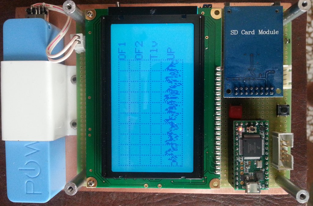 ArduPicLab: Teensy rev.3.1 and KS0108 Graphic LCD library