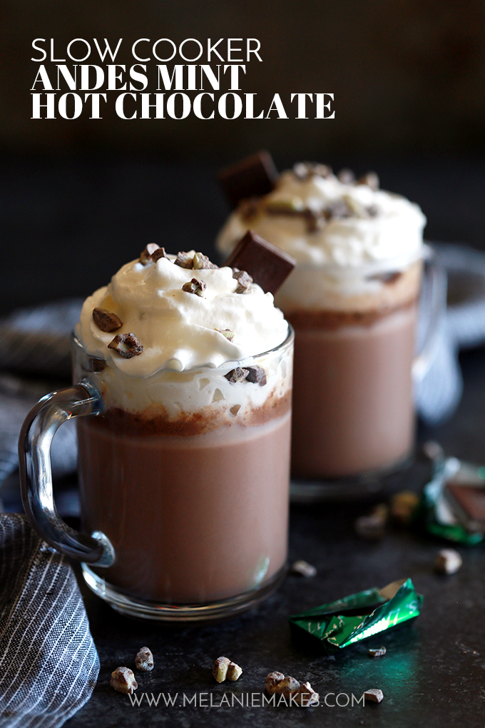 SLOW COOKER ANDES MINT HOT CHOCOLATE - My Favorite food and Recipe