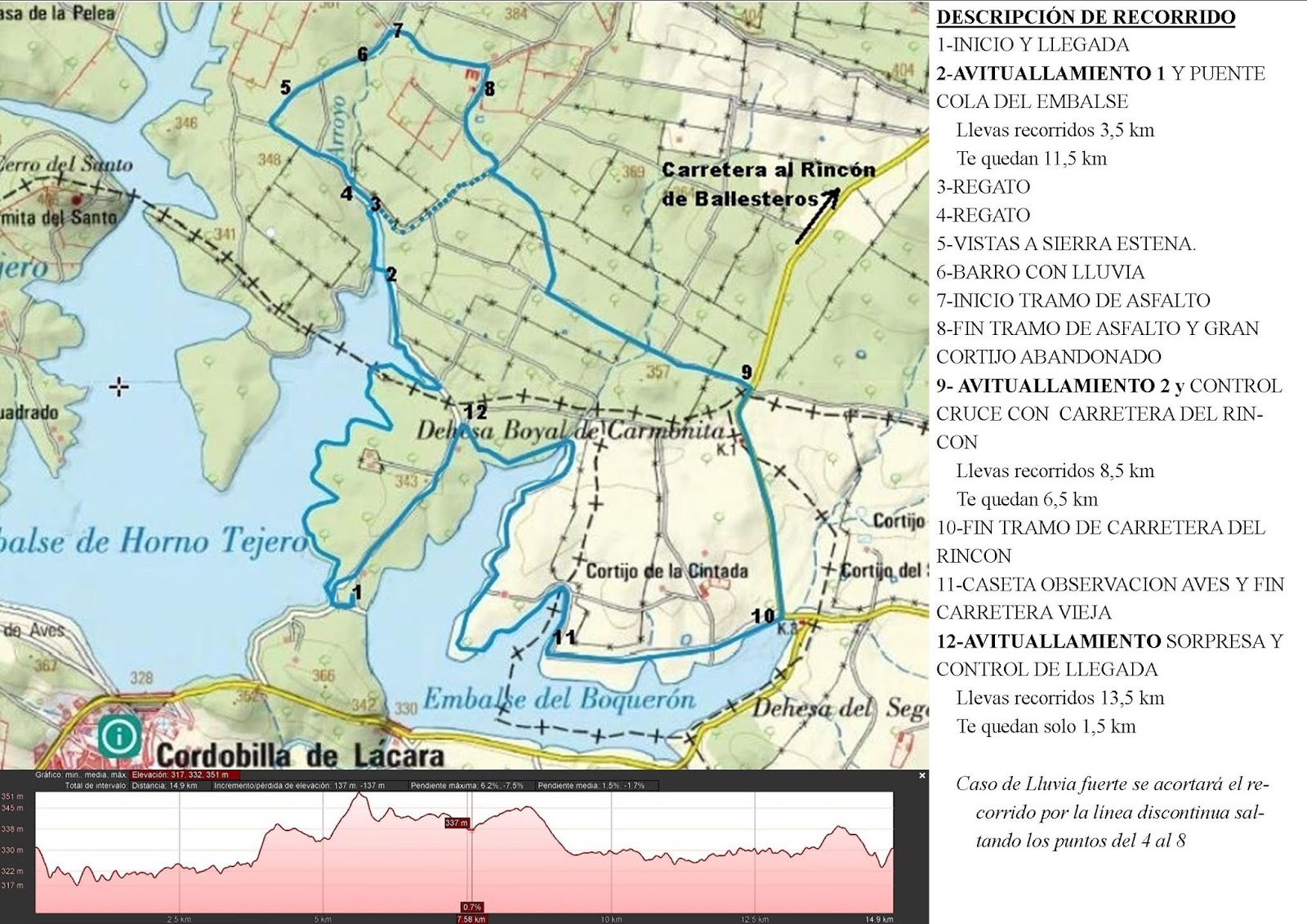 Senderos Lácara los Baldíos: PLAZAS COMPLETAS: ULTIMAS INSTRUCCIONES ...