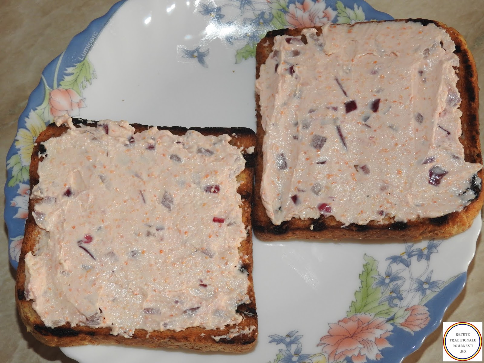 Salata de icre de crap cu ceapa rosie reteta ...